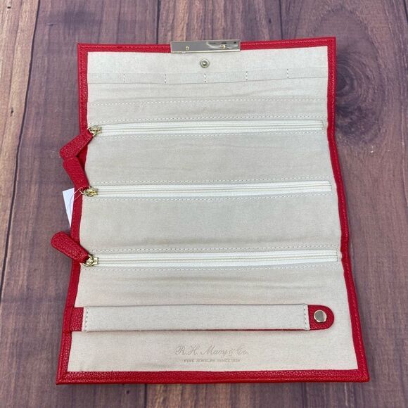 Macy's | Bags | Rh Macy Co Candy Apple Red Jewelry Leathernecklace ...